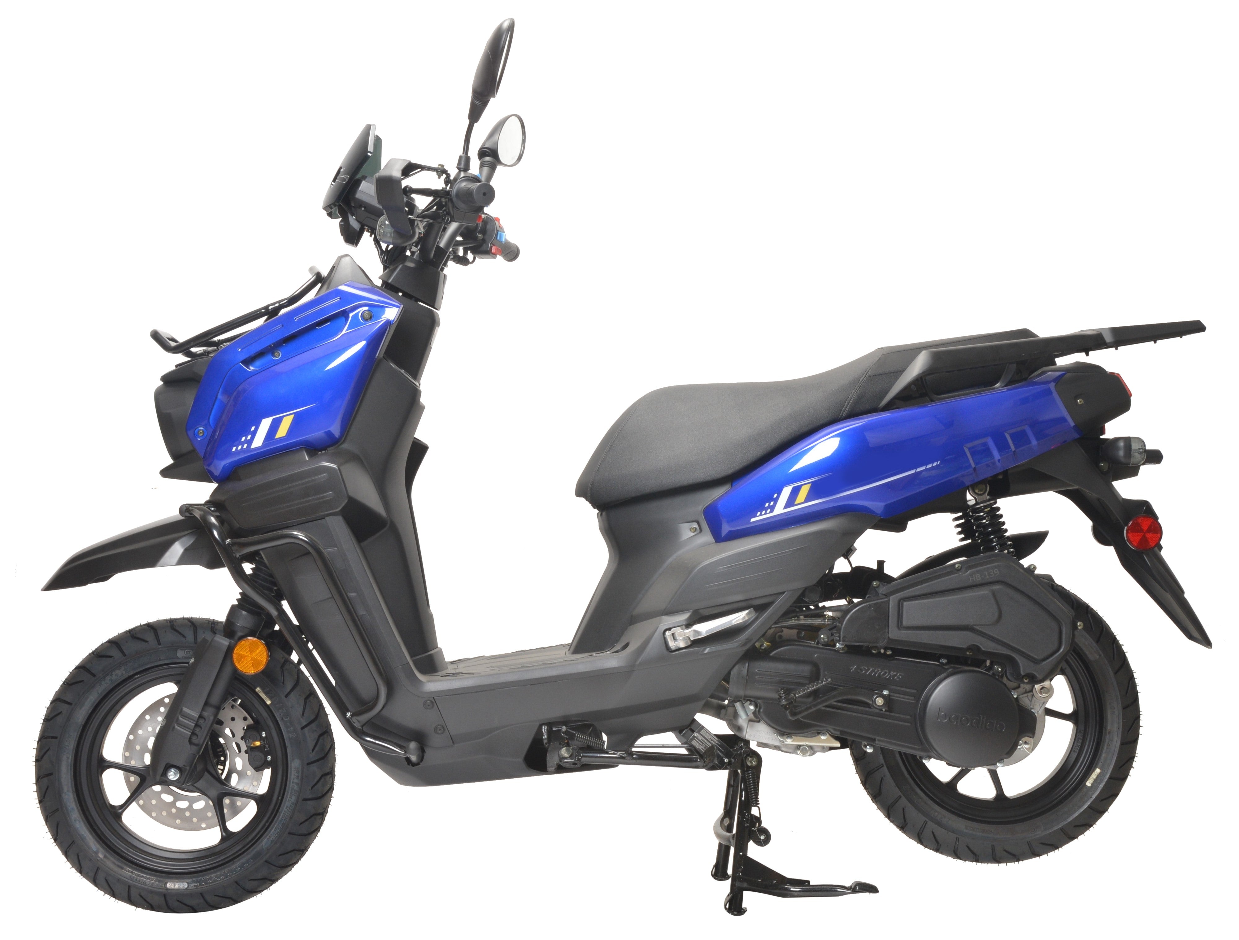 HHH Tank-150 Gas Moped Scooter 150cc Motorcycle Automatic Adult Bike w ...
