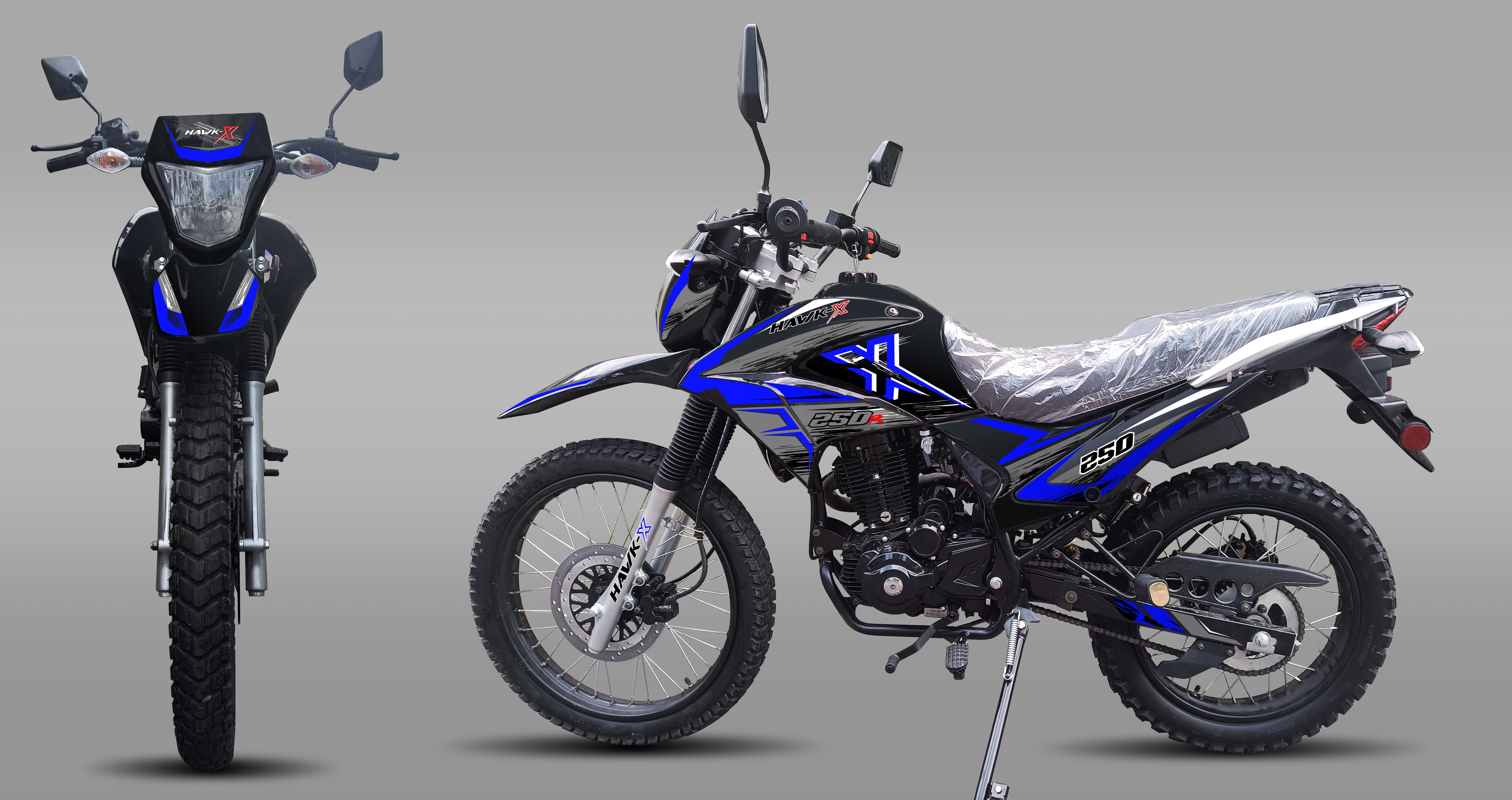 HHH New XHawk ENDURO 250cc Dirt Bike Motorcycle Adults Motorcycle Bike ...